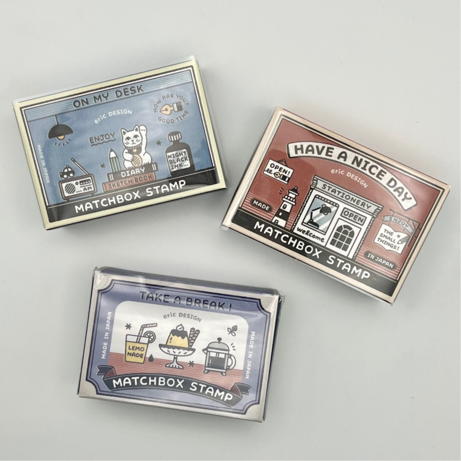 Eric Small Things X SANBY Matchbox Stamp set (3 designs) // Paperfull Shop | Shopee Philippines