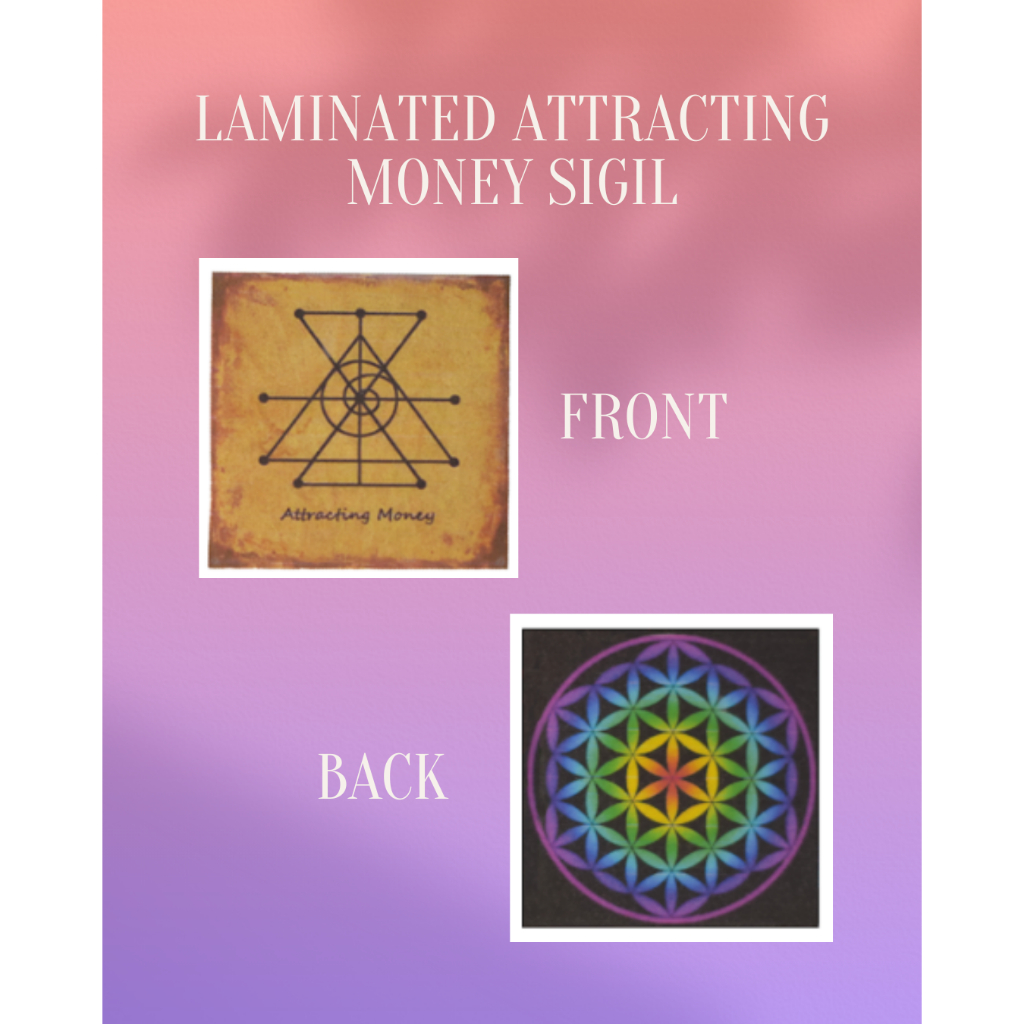 Attraction Money Sigil Laminated Collectible | Shopee Philippines