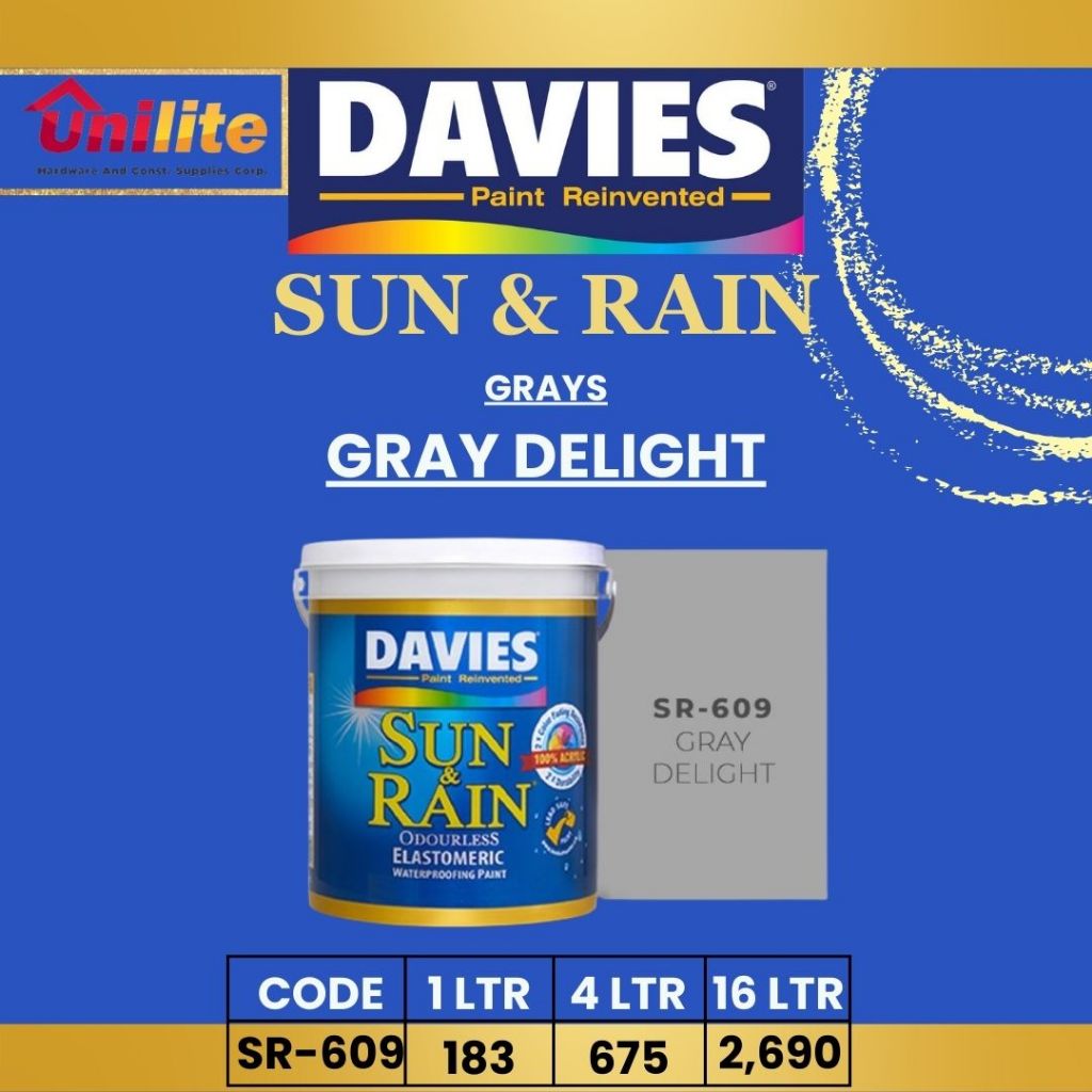 DAVIES SUN & RAIN - GRAY DELIGHT | Shopee Philippines