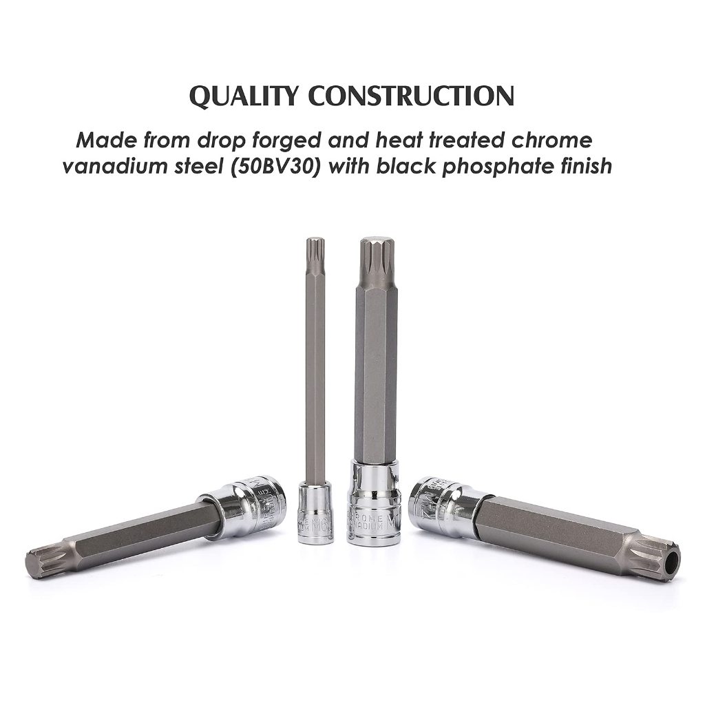1/2 Drive Socket Spline Bit Socket 100mm length | Shopee Philippines