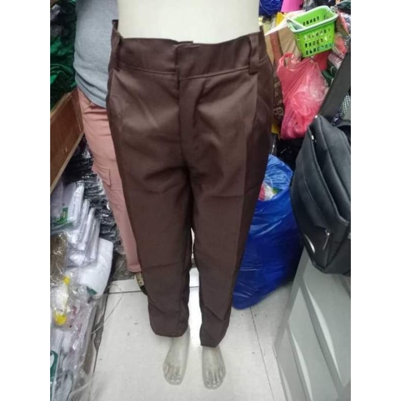 choco brown Garter pants for school uniform kids | Shopee Philippines