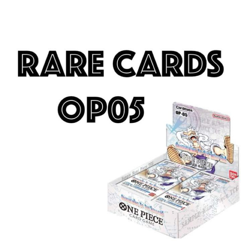 OP05 rare cards one piece trading cards | Shopee Philippines