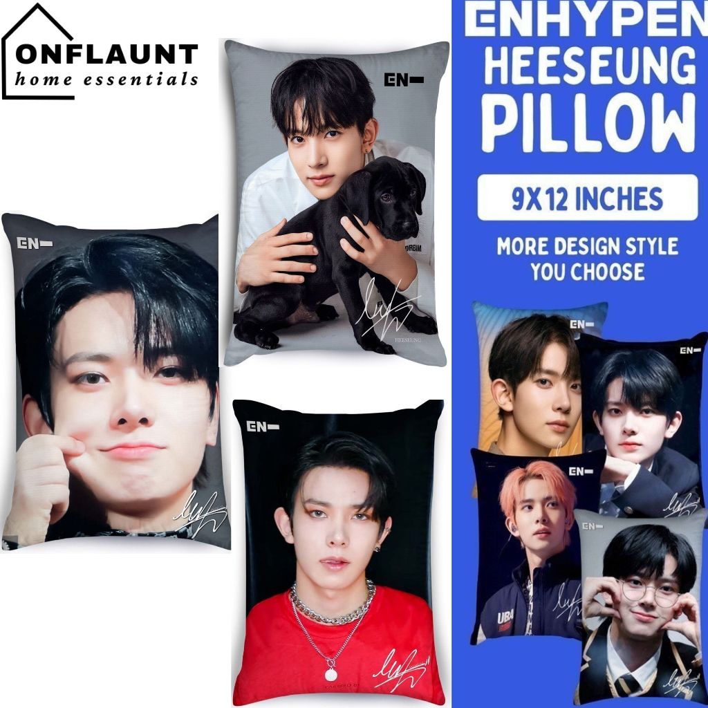 OnFlaunt Enhypen Heesung Merch Pillow Perfect Gift and Souvenir Size ...