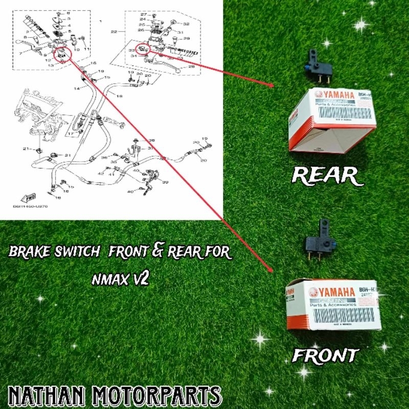 BRAKE SWITCH FRONT & REAR FOR NMAX V2 sold per piece | Shopee Philippines