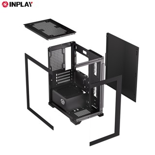 Inplay OpenView V100 PC Case M-ATX Tempered Glass | Shopee Philippines