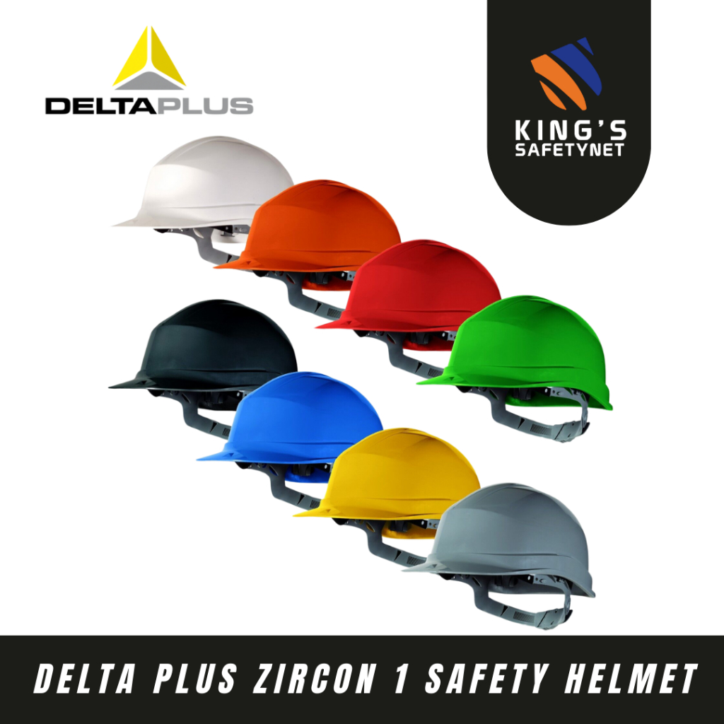 ZIRCON 1 With Mentalpha Chinstrap - DELTA PLUS SAFETY HELMET/ HARD HAT ...