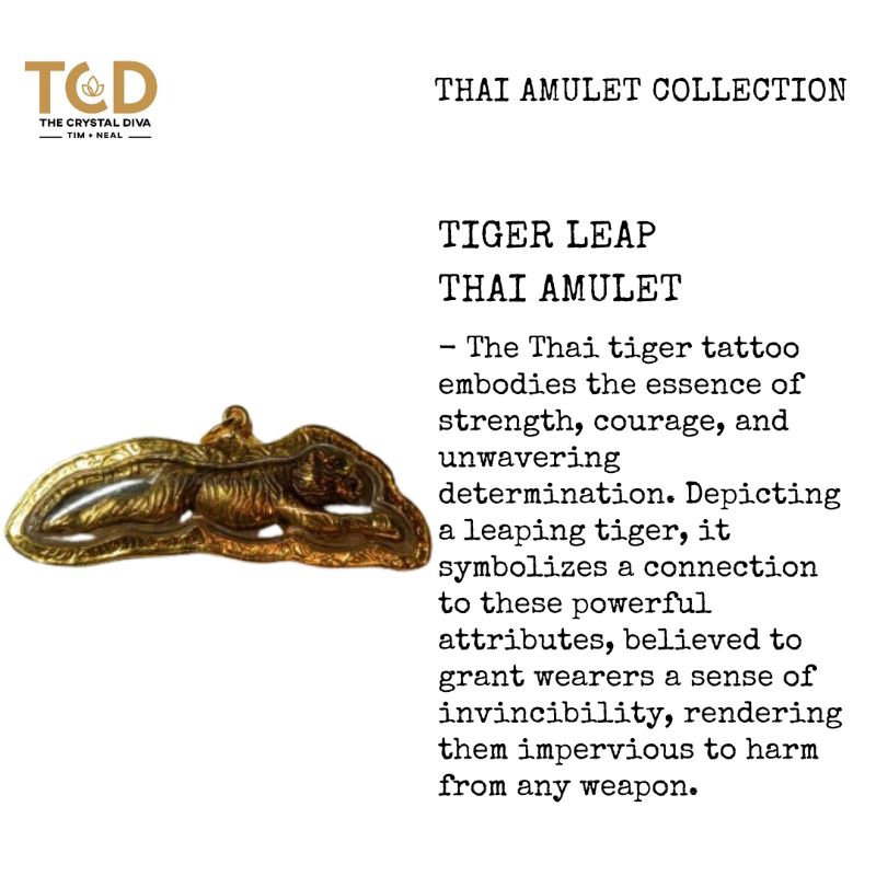Tiger Leap Thai Amulet | Shopee Philippines