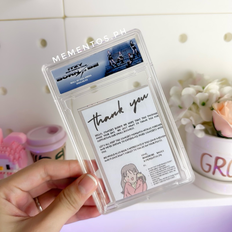 ITZY Born To Be2nd World Tour Concert Ticket Frame Holder Ticket Case ...