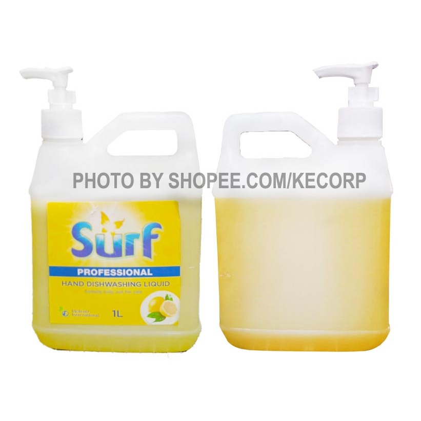 Surf Dish Washing Liquid 1L 1 Liter Lemon Scent Sample Trial Pack ...