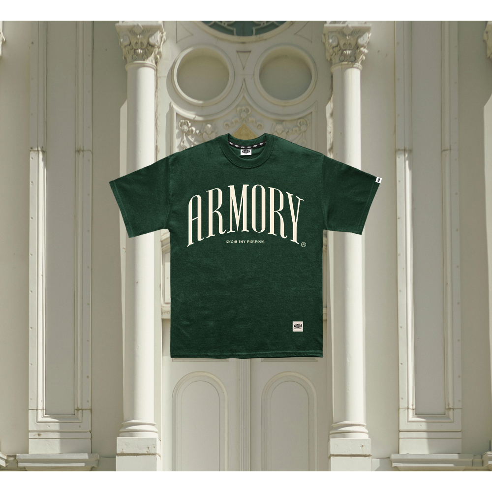Arch Basic Tee (Moss green) | Shopee Philippines
