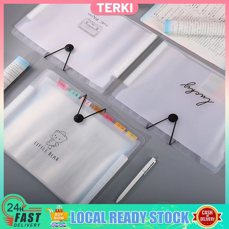 A4 Multi-Layer File Folder Envelop Organizer File Attache Case ...