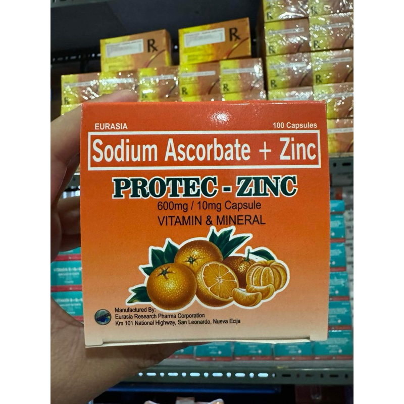 PROTEC-ZINC SODIUM ASCORBATE + ZINC 100 Capsules | Shopee Philippines