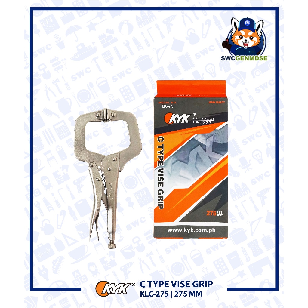 KYK C Type Vise Grip (KLC-275) | Sheet Metal Vise Grip (KSMC-200 ...