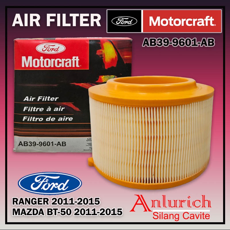 AIR FILTER FOR FORD RANGER ,MAZDA BT-50 2011-2021 MOTORCRAFT (AB39-9601 ...