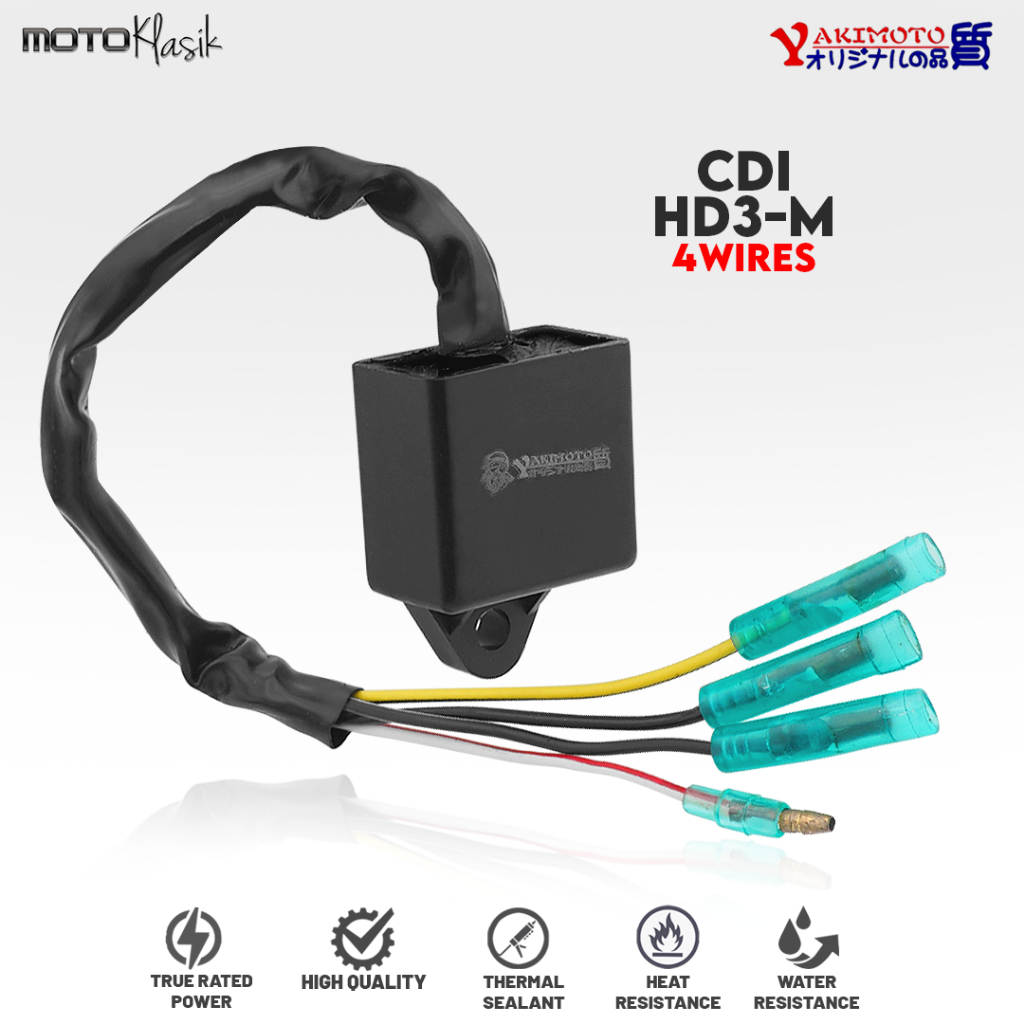 YAKIMOTO CDI FOR KAWASAKI HD3 4 WIRES STOCK SIZE CAPACITOR DISCHARGE ...