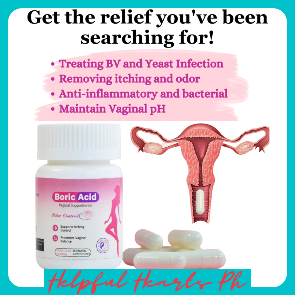 Boric Acid Vaginal Suppository Boricap For Vaginal Yeast Infection For Bacterial Vaginosis 30pcs