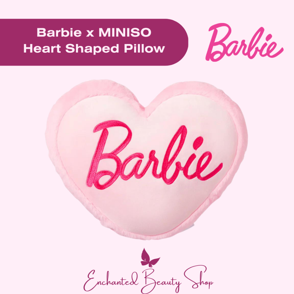 Barbie x MINISO Heart Shaped Pillow | Shopee Philippines
