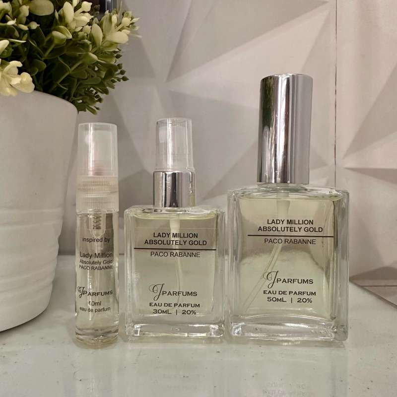 Lady Million Absolutely Gold Paco Rabanne Inspired 20% Oil Perfume ...