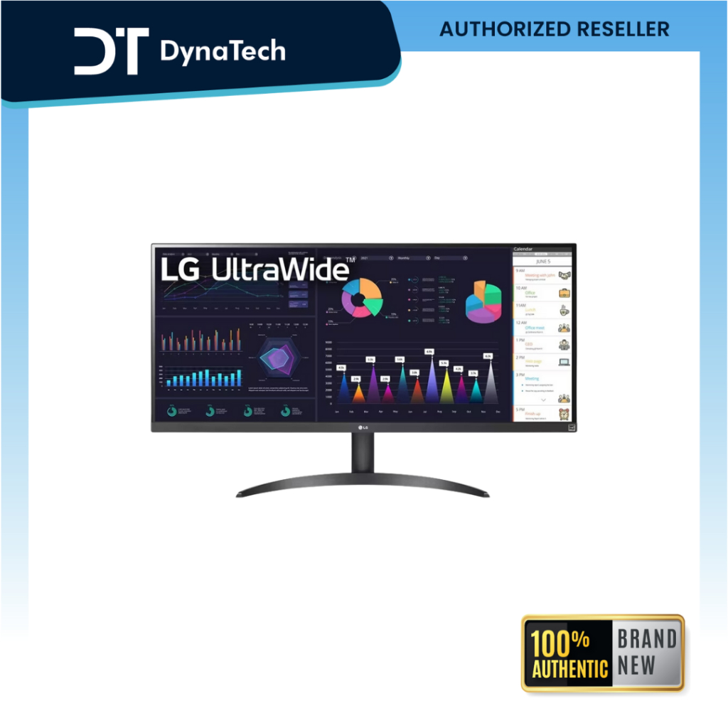 LG 34WQ500-B 34" Ultrawide IPS 100Hz FHD 2560X1080 5ms GTG Vesa Display ...