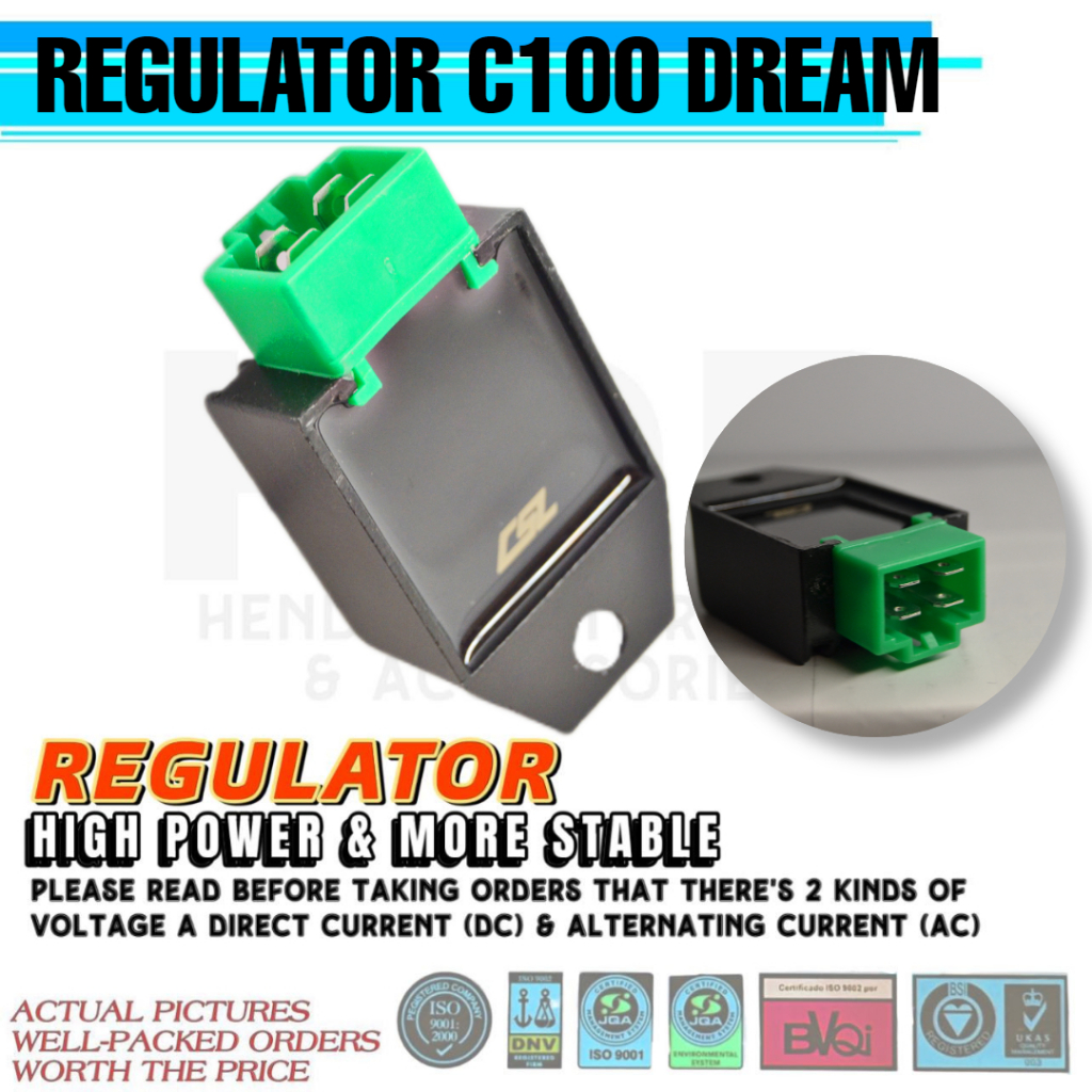 CSL Regulator Rectifier for HONDA C100 / DREAM Japan Quality Motorcycle ...