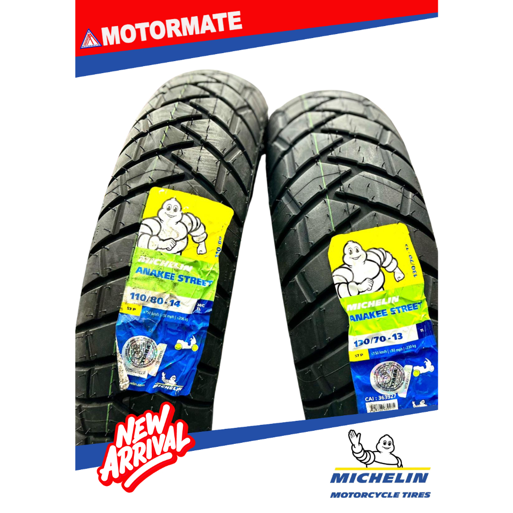 Michelin Anakee Street Size 110/80-14 - 130/70-13 for ADV & PCX (FREE ...