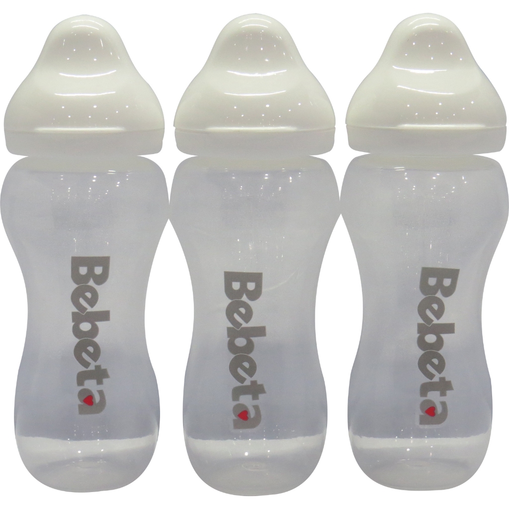 Bebeta Feeding Bottle with logo Regular Neck 9oz 3pcs per pack (BBT-FB202002) | Shopee Philippines