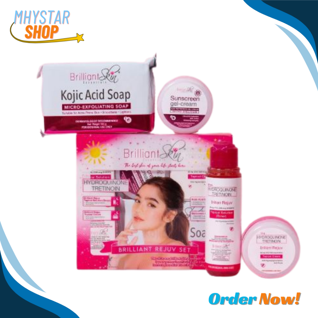 ORIGINAL BRILLIANT SKIN HYDROQUINONE/TRETINOIN REJUV SET/MANINGNING ...
