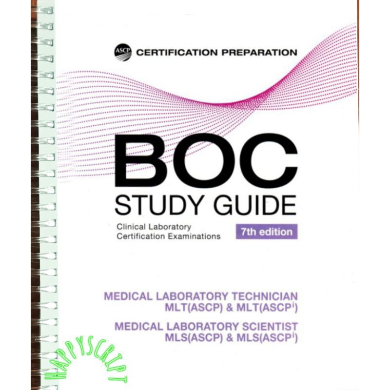 BOC STUDY GUIDE 7TH ED | Shopee Philippines