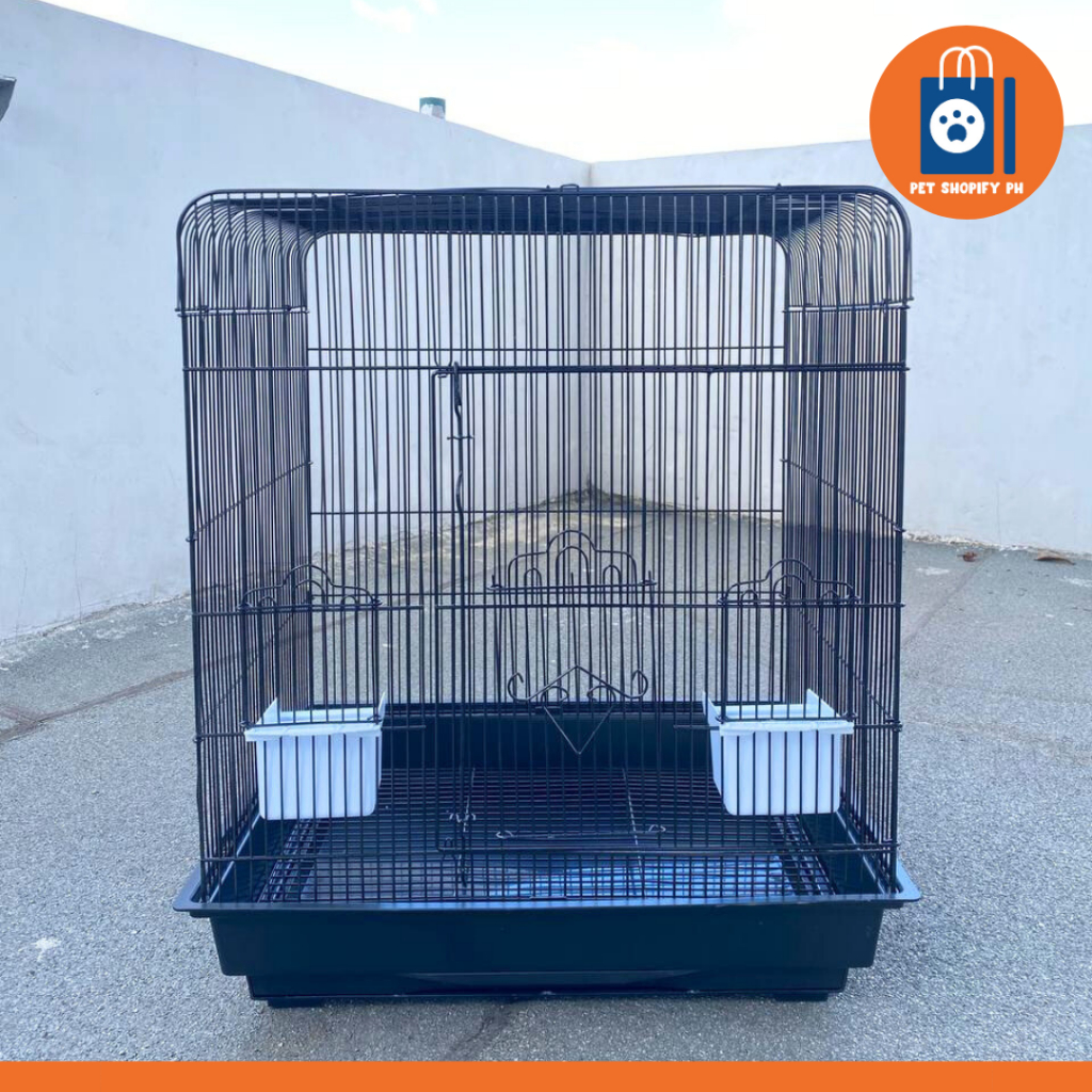#810 METAL BIRD CAGE WITH TWO FEEDER DOORS AND TWO PERCHES (AVAILABLE ...