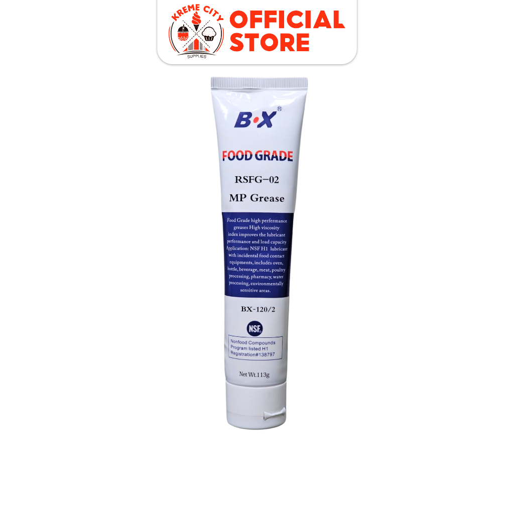 BX Food Grade MP Grease Lubricant BX-120/2 Ice Cream Machine Lube 113g | Shopee Philippines