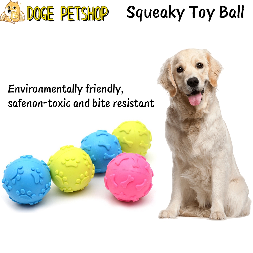 Doge Squeaky Toy Ball for Training and Playing with Pets with Squeaker ...