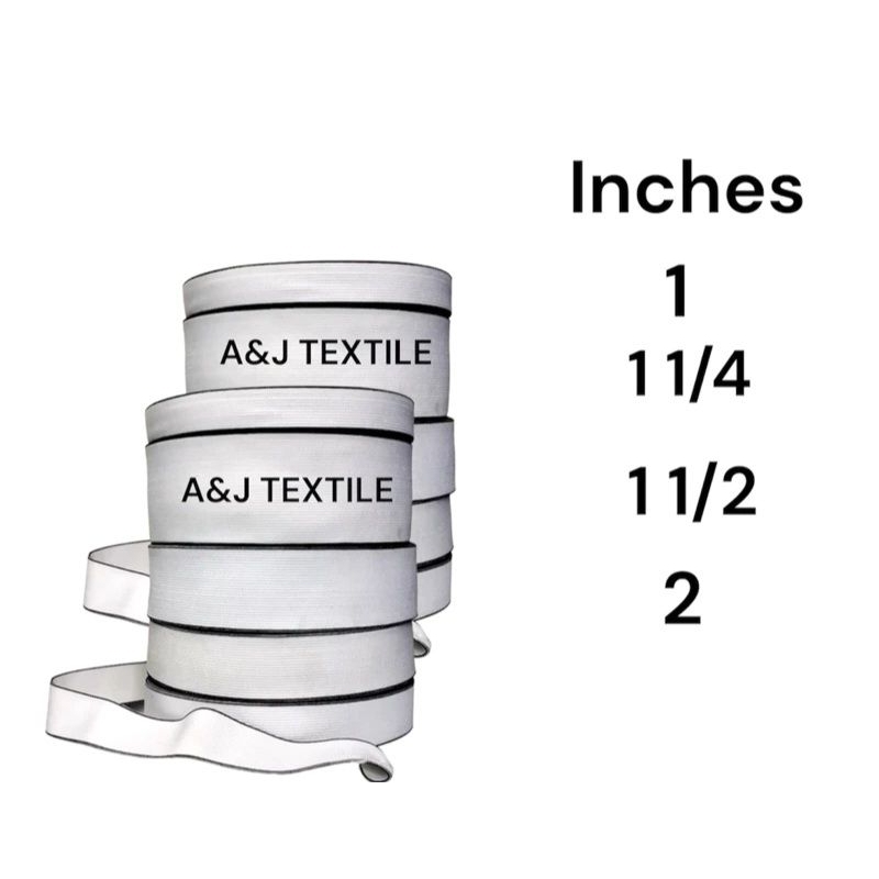 Nylon Garter Black Edge/Line sold per roll -23 yards | Shopee Philippines