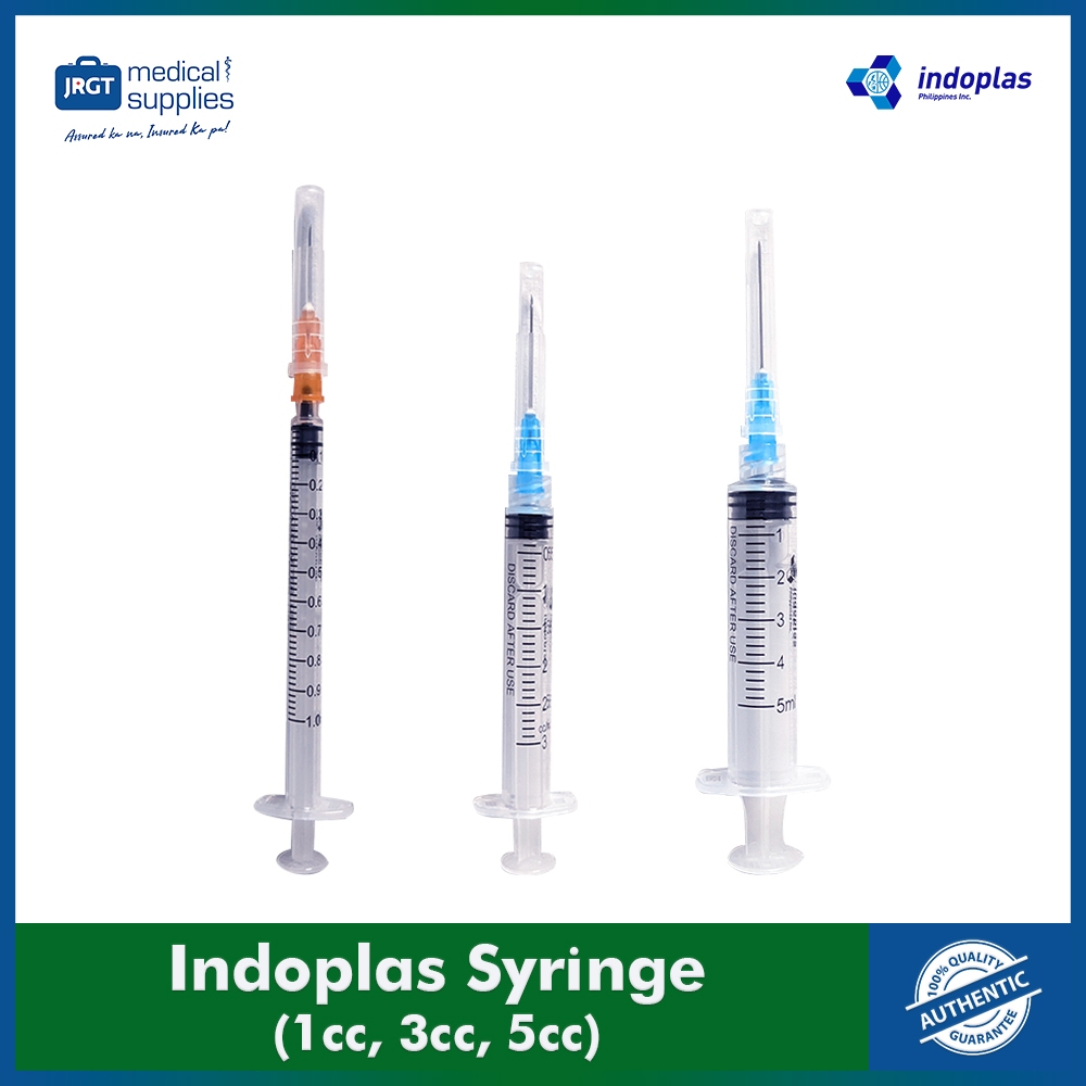 Indoplas Syringe - Sterilized Disposable | Single Use | Shopee Philippines