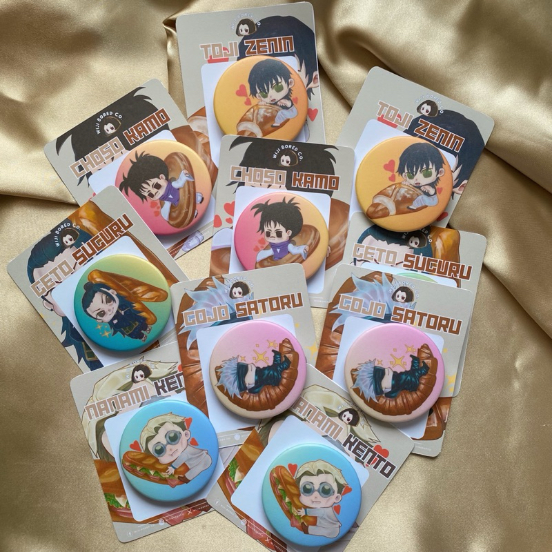 Jujutsu Kaisen - JJK Characters Premium Button Pins | JJK Button Pins | JJK Button Pins | Shopee ...