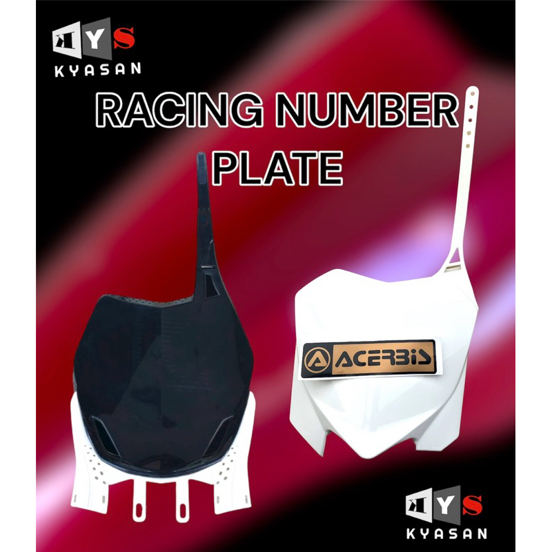 MOTOR RACING NUMBER PLATE CLASS | Shopee Philippines