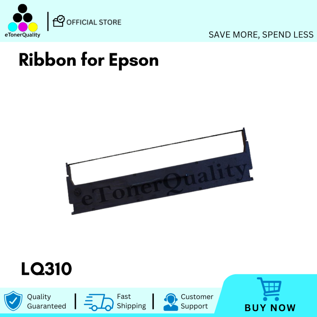 eTONER Brand New Compatible Ribbon for EPSON LQ310 BK 10M | Shopee ...