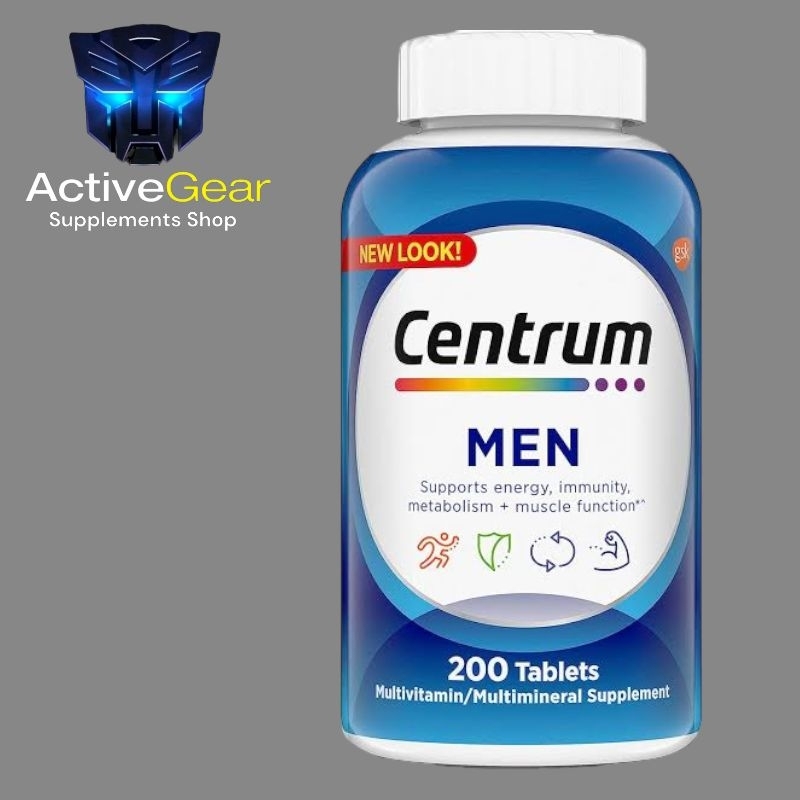 Centrum Men Multivitamins 200 Tablets ACTIVEGEAR | Shopee Philippines