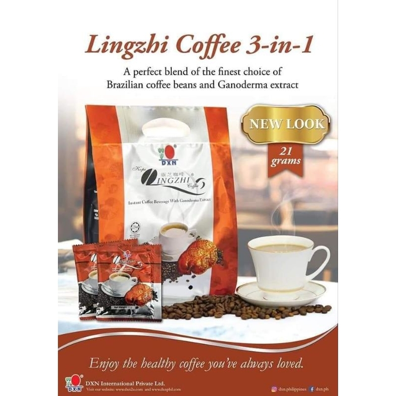 DXN Lingzhi coffee 3in1 | Shopee Philippines