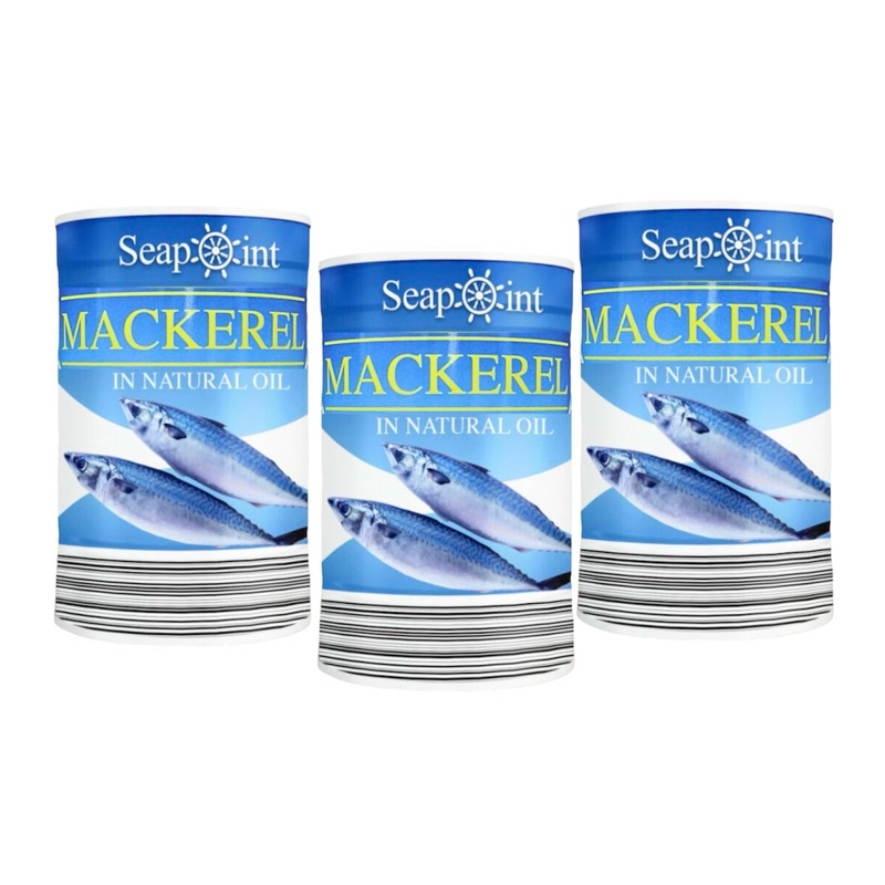 Seapoint Mackerel in Natural Oil 115grams x 3pcs | Shopee Philippines