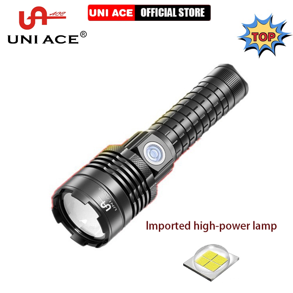 2500 Lumen Light Blub Rechargeable Flashlight Waterproof Camping LED ...
