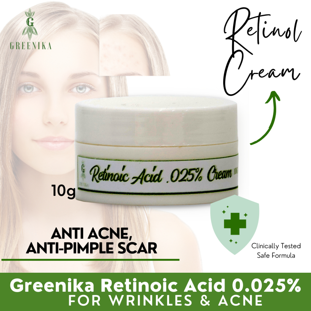 [ RETINOIC ACID 0.025% CREAM ] Greenika Retinoic Acid Cream Very Fast ...