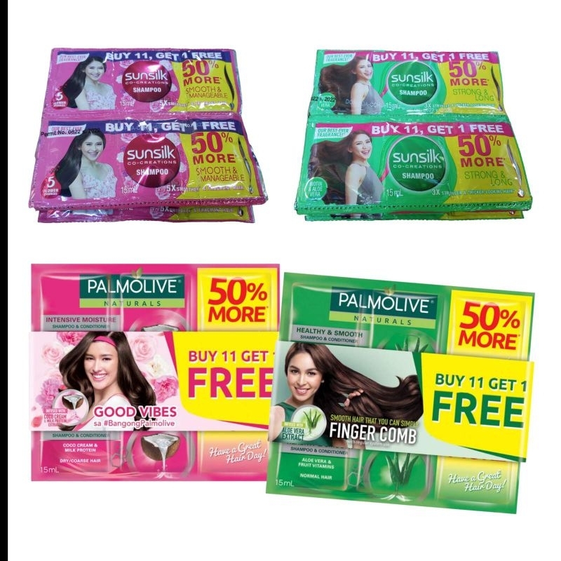 Hair Care Shampoo Sachet 12's | Shopee Philippines
