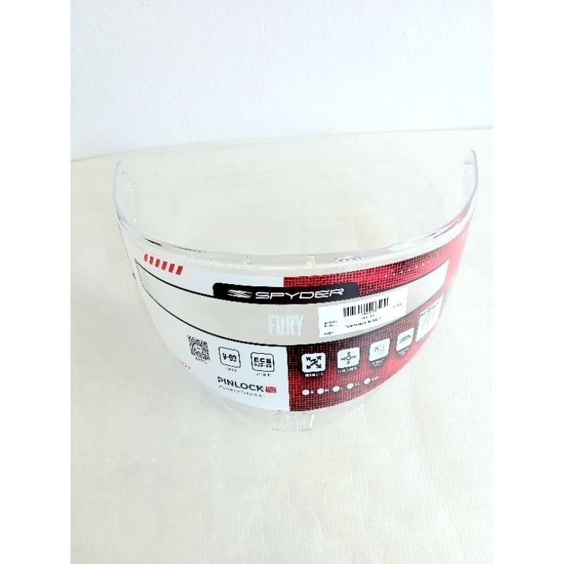 Spyder Fury Spare Visor Helmet Lens 2020383 | Shopee Philippines