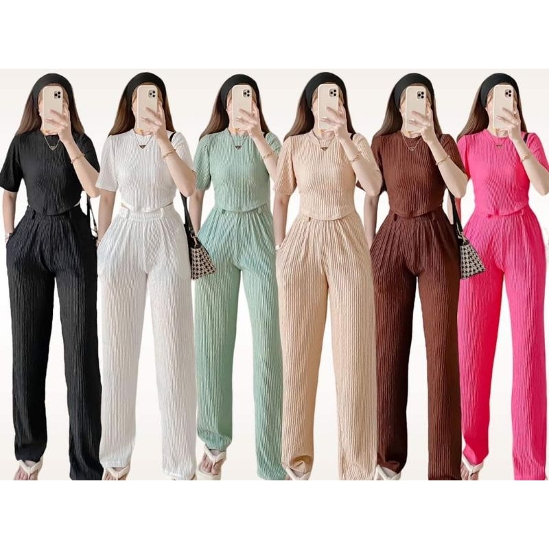 KClo Onhand Arianna Terno Pants | Shopee Philippines