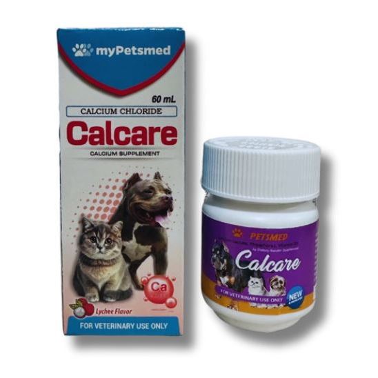 CALCARE Caplet 50s AND Syrup 60ML PetsMed Antibacterial for Pets ...