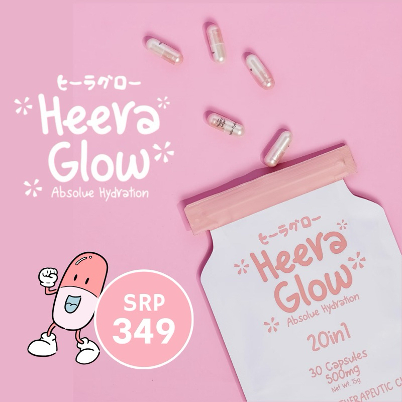 Heera Glow 20in1 Glutathione Absolue Hydration Collagen 30caps ...