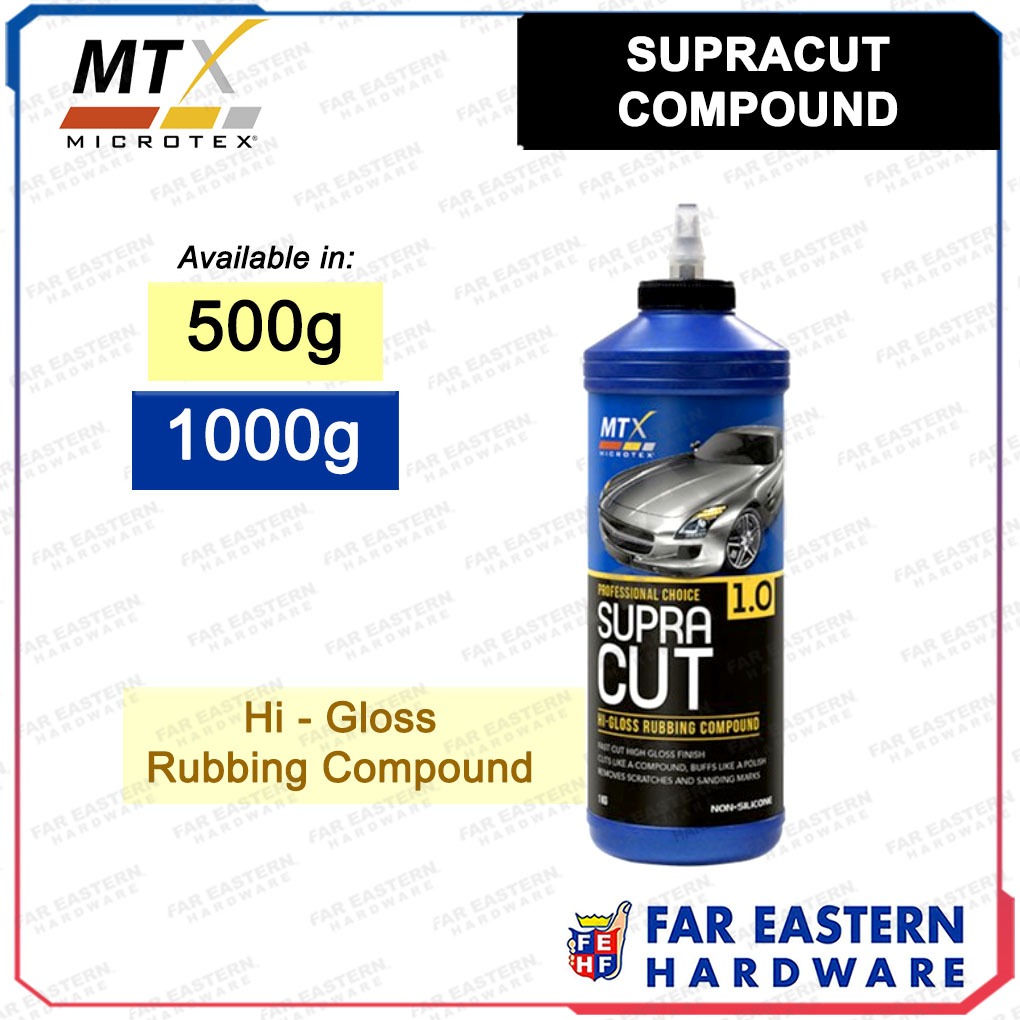 MICROTEX SupraCut 500g | 1000g Hi-Gloss Rubbing Detailing Compound ...