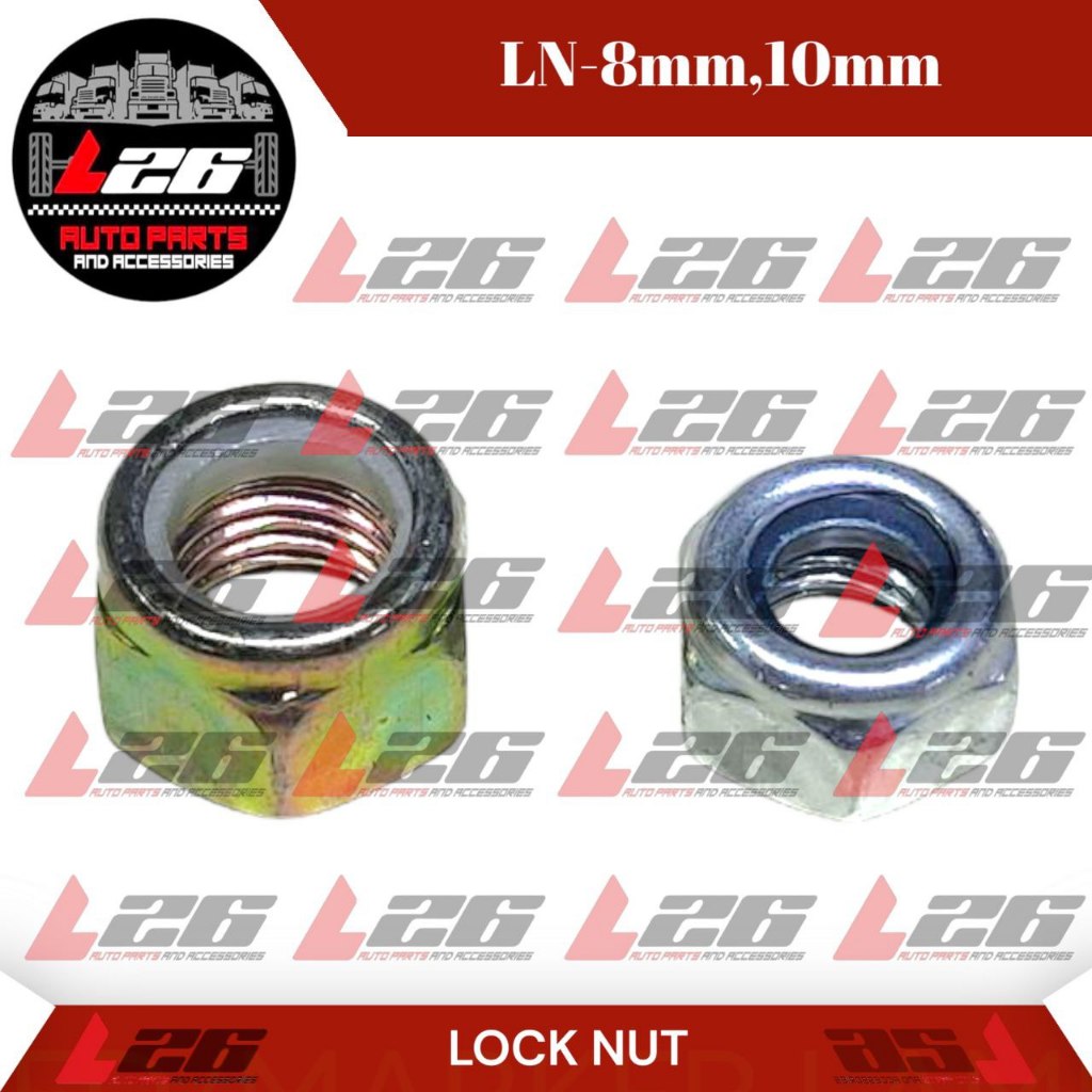 TOYOTA / ISUZU ELF LOCK NUT 8mm 10mm LN-10mm LN-8mm | Shopee Philippines