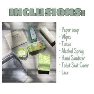 Personal Toilet Hygiene Kit Essential | Shopee Philippines