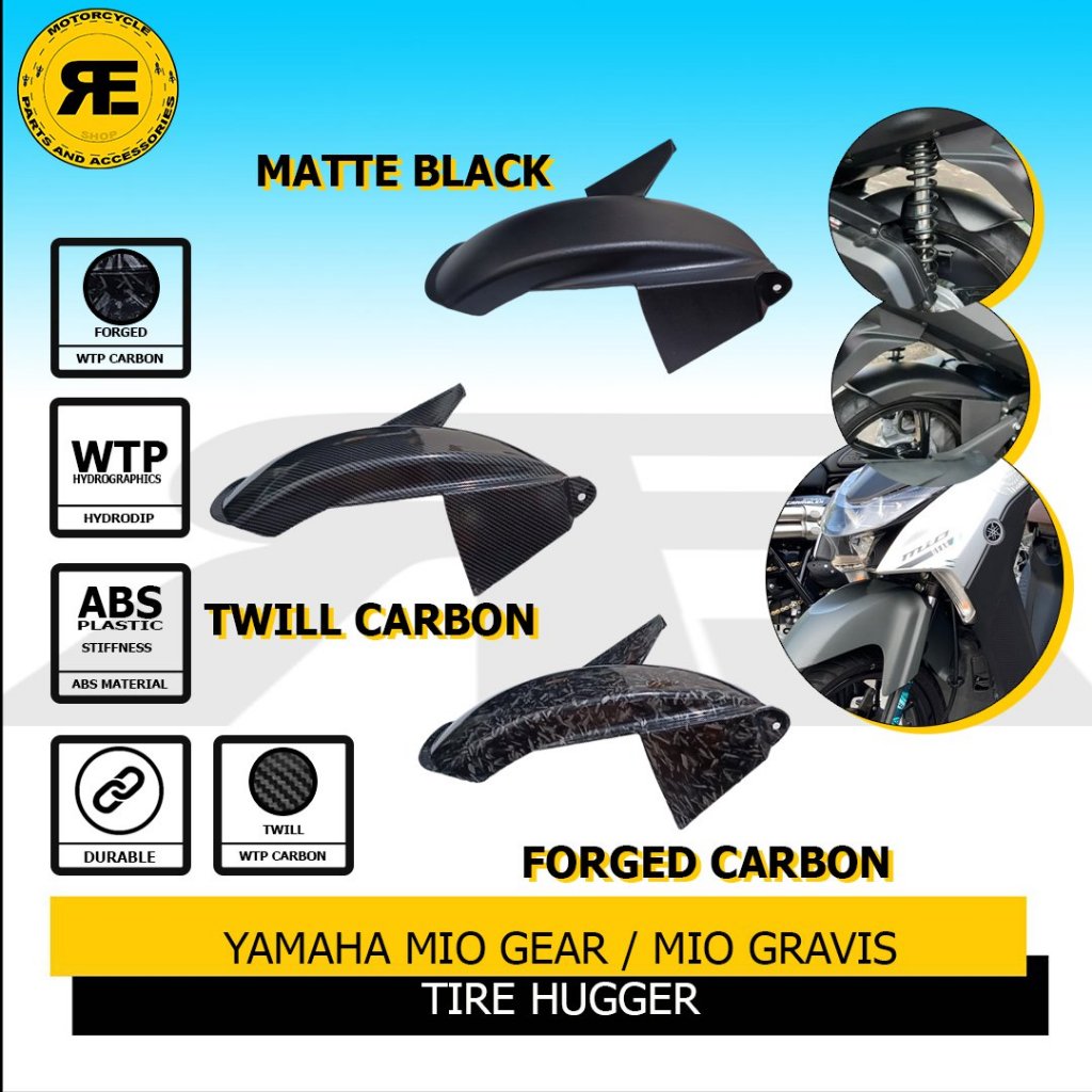 YAMAHA MIO GEAR / MIO GRAVIS V1 V2 TIRE HUGGER | Shopee Philippines